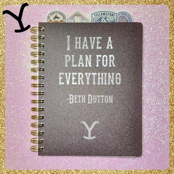 Innovative Designs | Office | Yellowstone Beth Dutton Spiral Bound ...